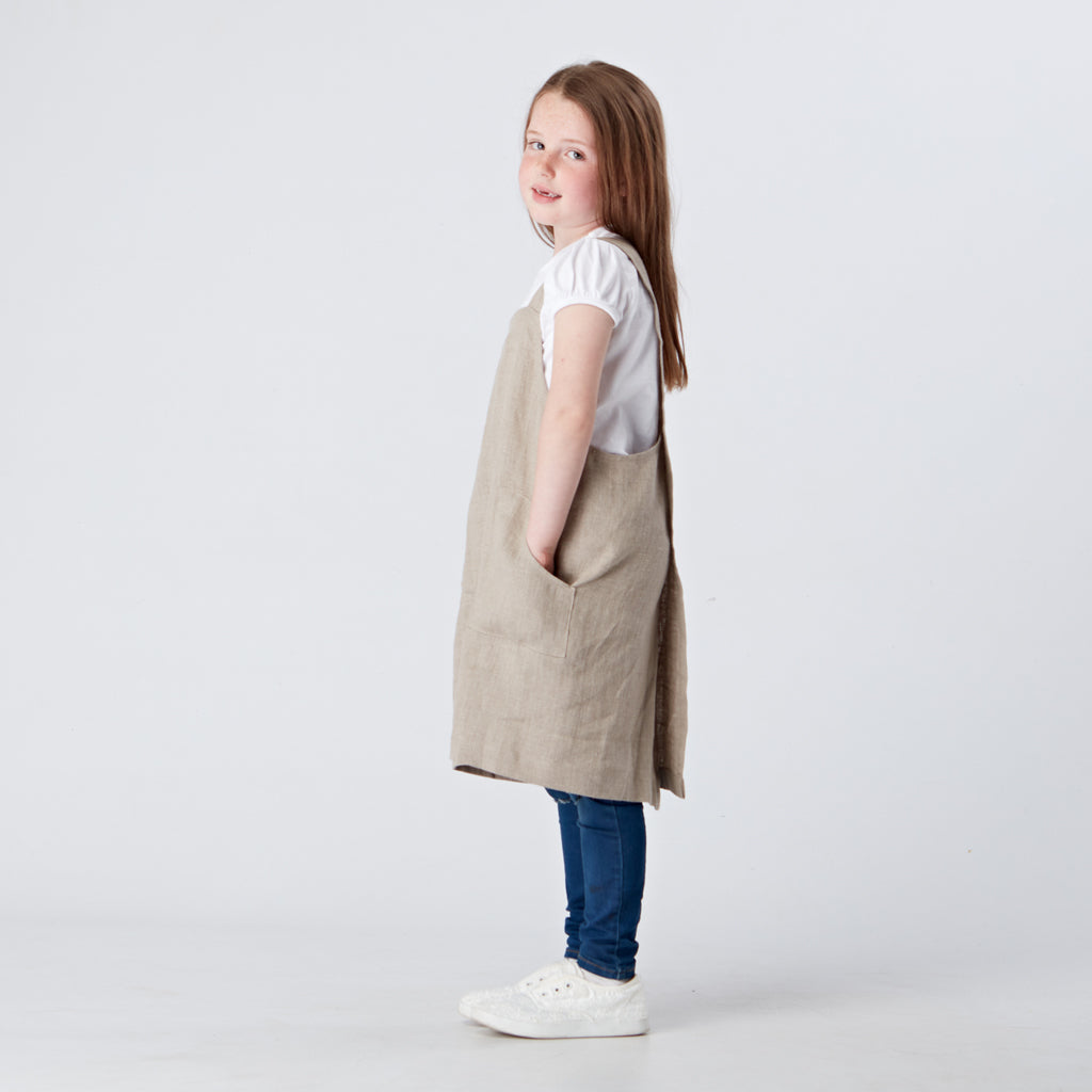 Little Pinny Linen Children's Apron | Linen & Fonts
